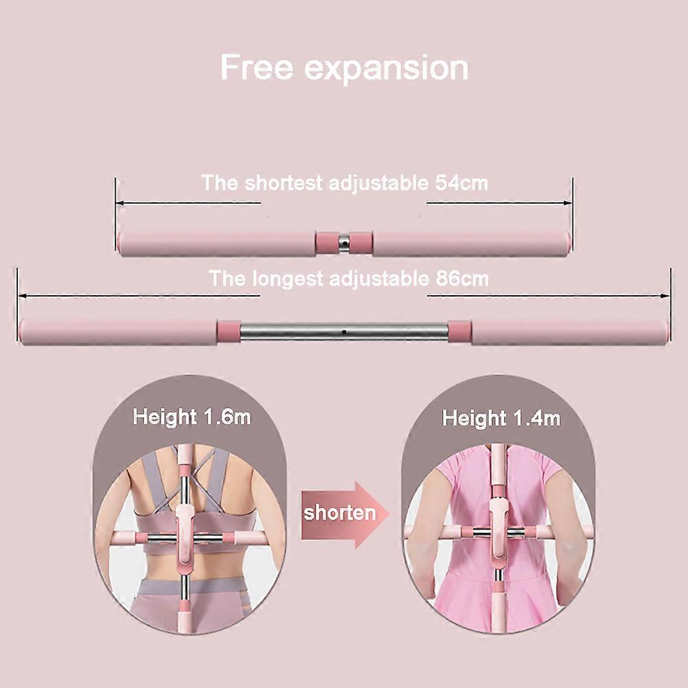 Yoga Humpback Corrector Adjustable Back Standing Training Bar | Fruugo UK