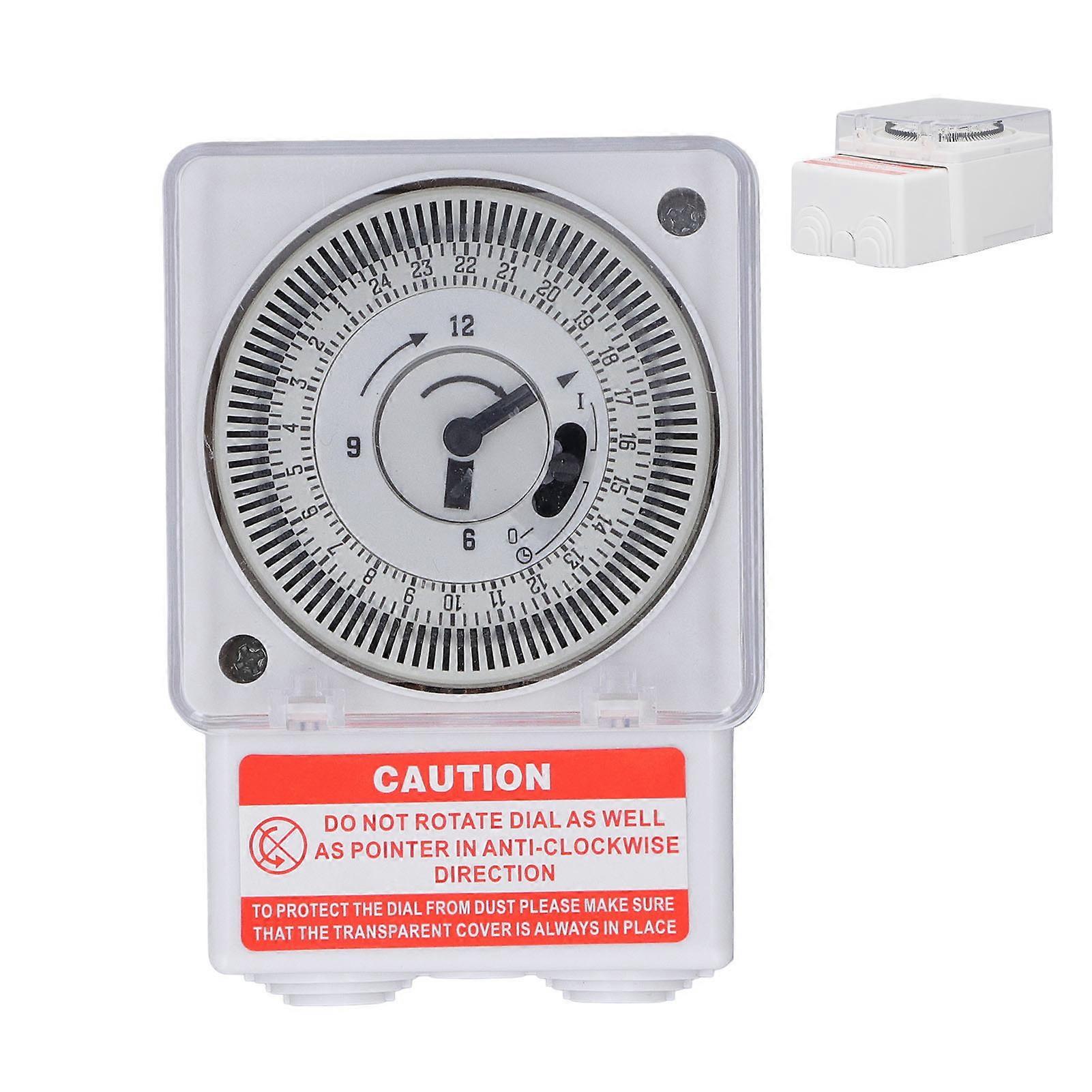 Mechanical Time Switch 24 Hour Cycle 15 Minute Interval Clock Type ...