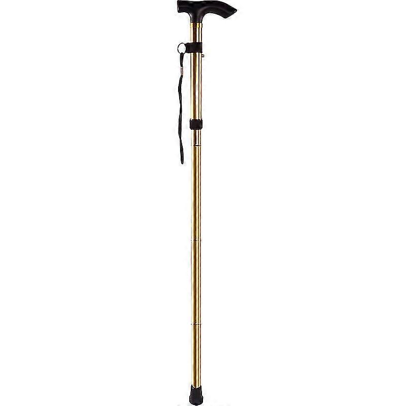 Adjustable Folding Walking Stick Non-slip Base Hiking Trekking Poles ...