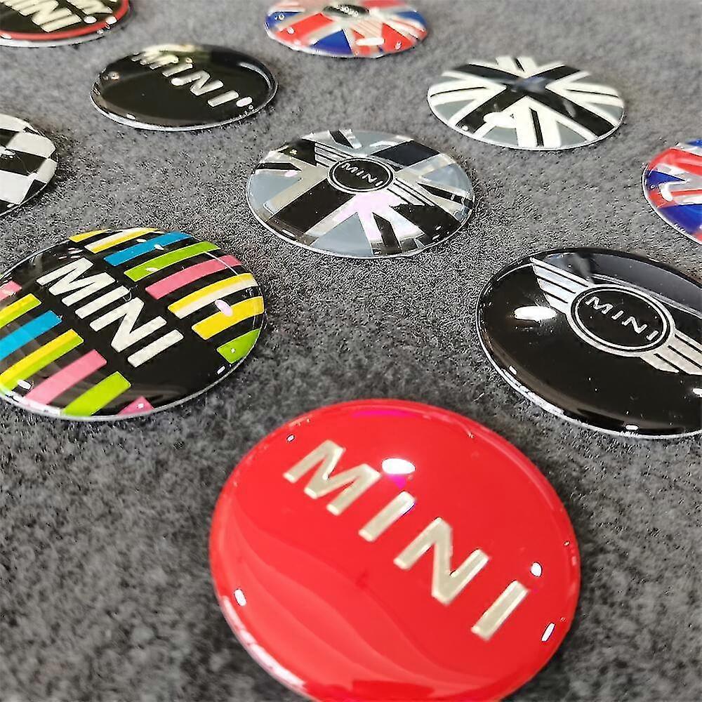 4pcs 52mm Car Wheel Center Hub Stickers Logo For Mini Cooper Jcw R50 ...
