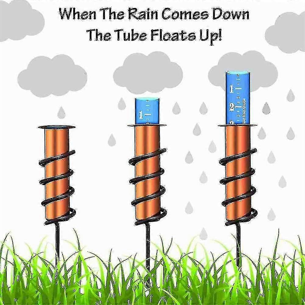 Rain Gauge Copper Accurate Floating Rain Gauge For Yard & Garden ...