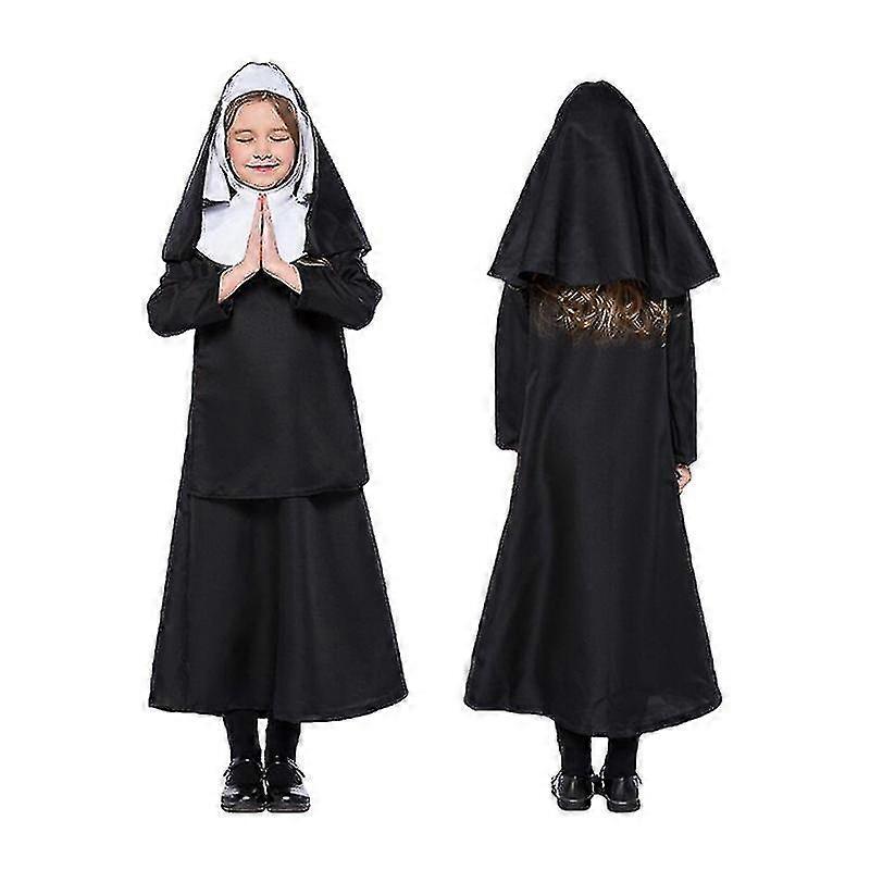 Child Nun Priest Costume Adults Jesus Virgin Mary Cosplay Costumes ...