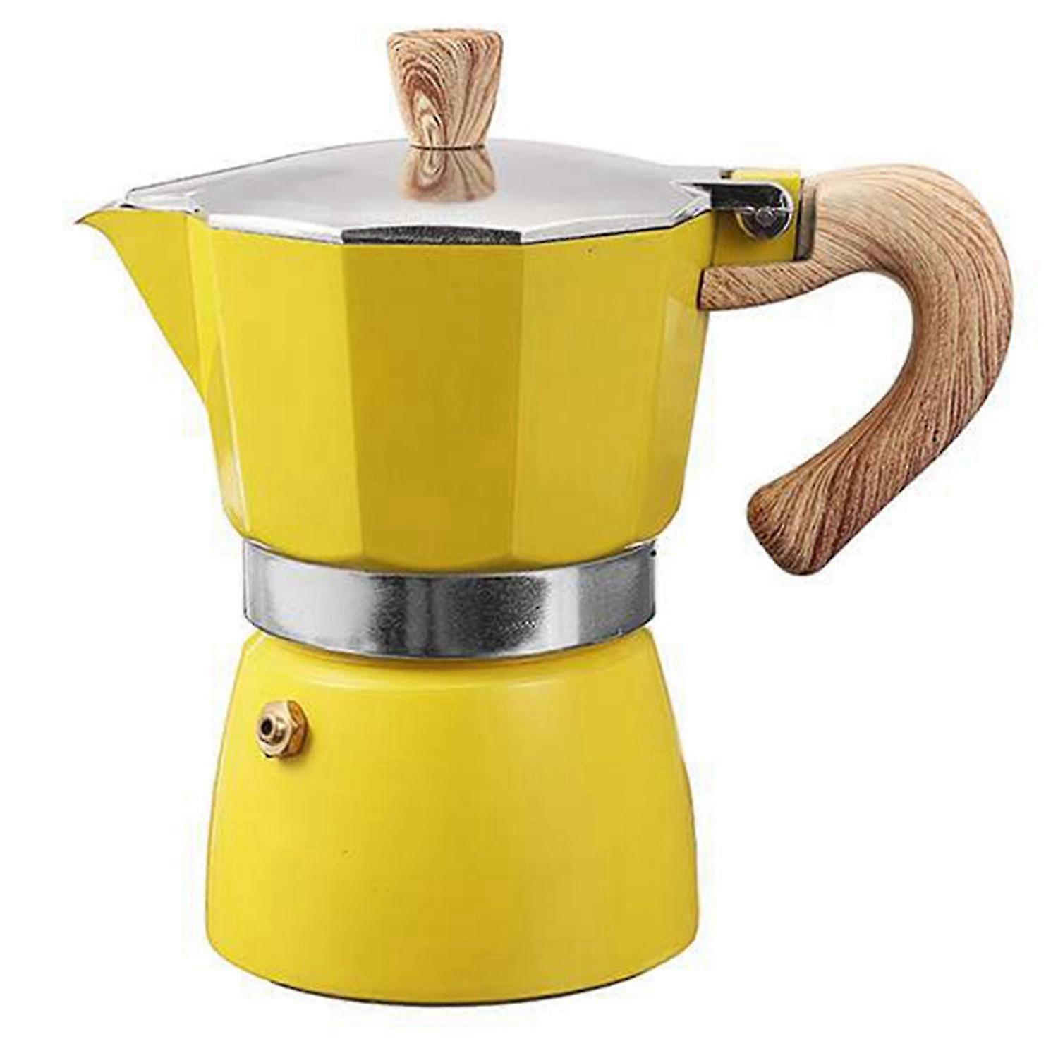 2pcs Aluminum Italian Moka Espresso Coffee Machine Filter Stove Pot 3 ...