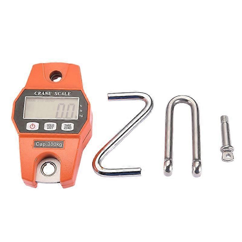 Digital Crane Scale, Electronic Scale 300kg Hanging Hook Scale LCD ...