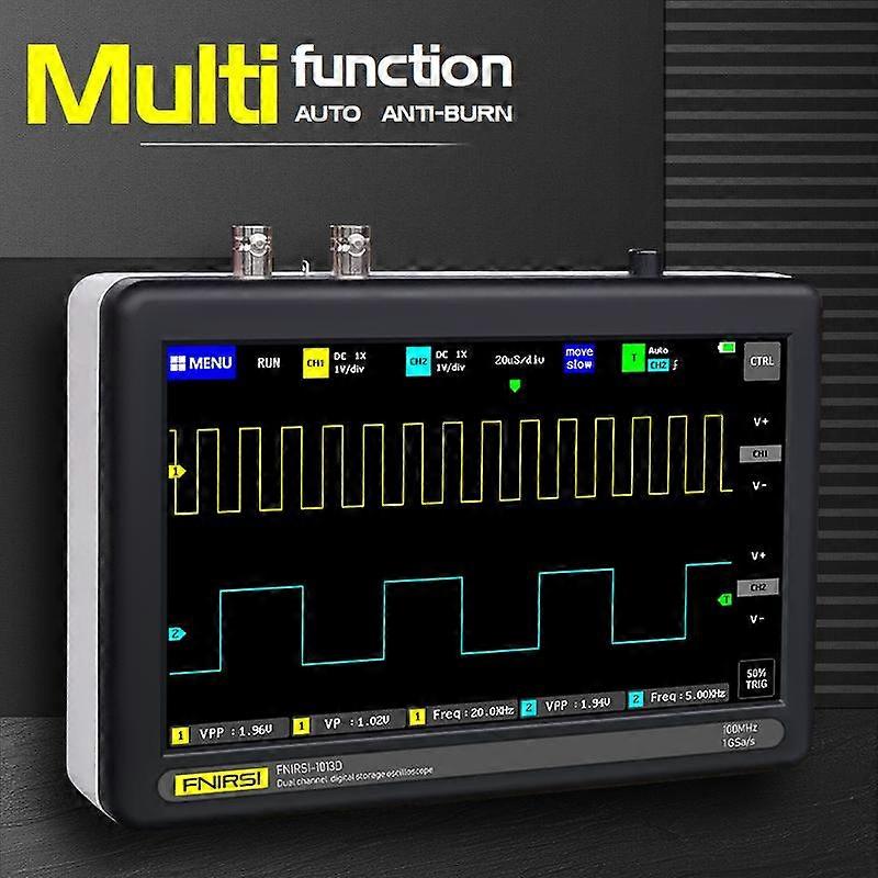 Digital Oscilloscope 2 Channels 100Mhz Bandwidth 1GSa/s Sampling Rate ...