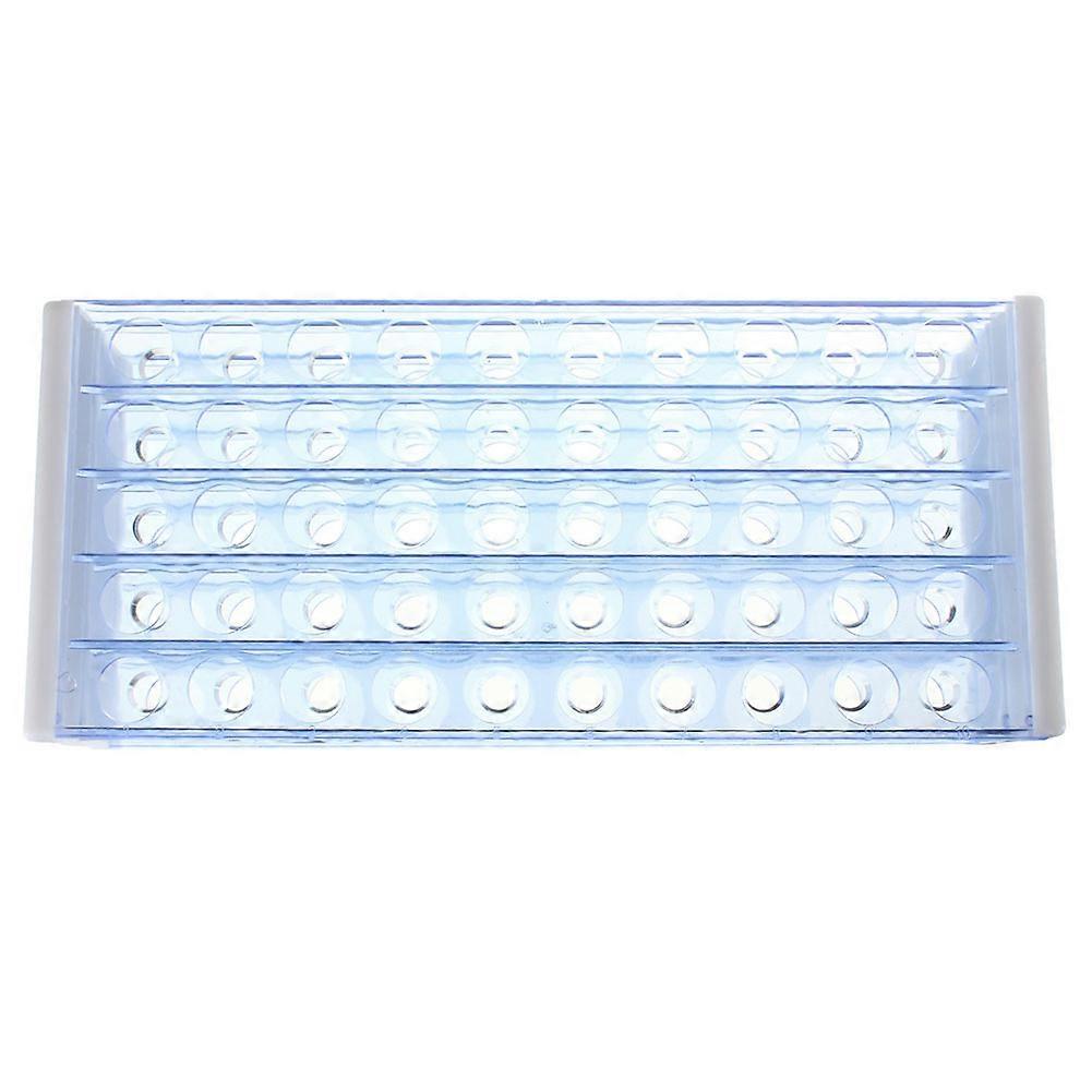 Plastic Test Tube Stand Bracket Rack for 12-13MM Test Tubes 50 Hole ...