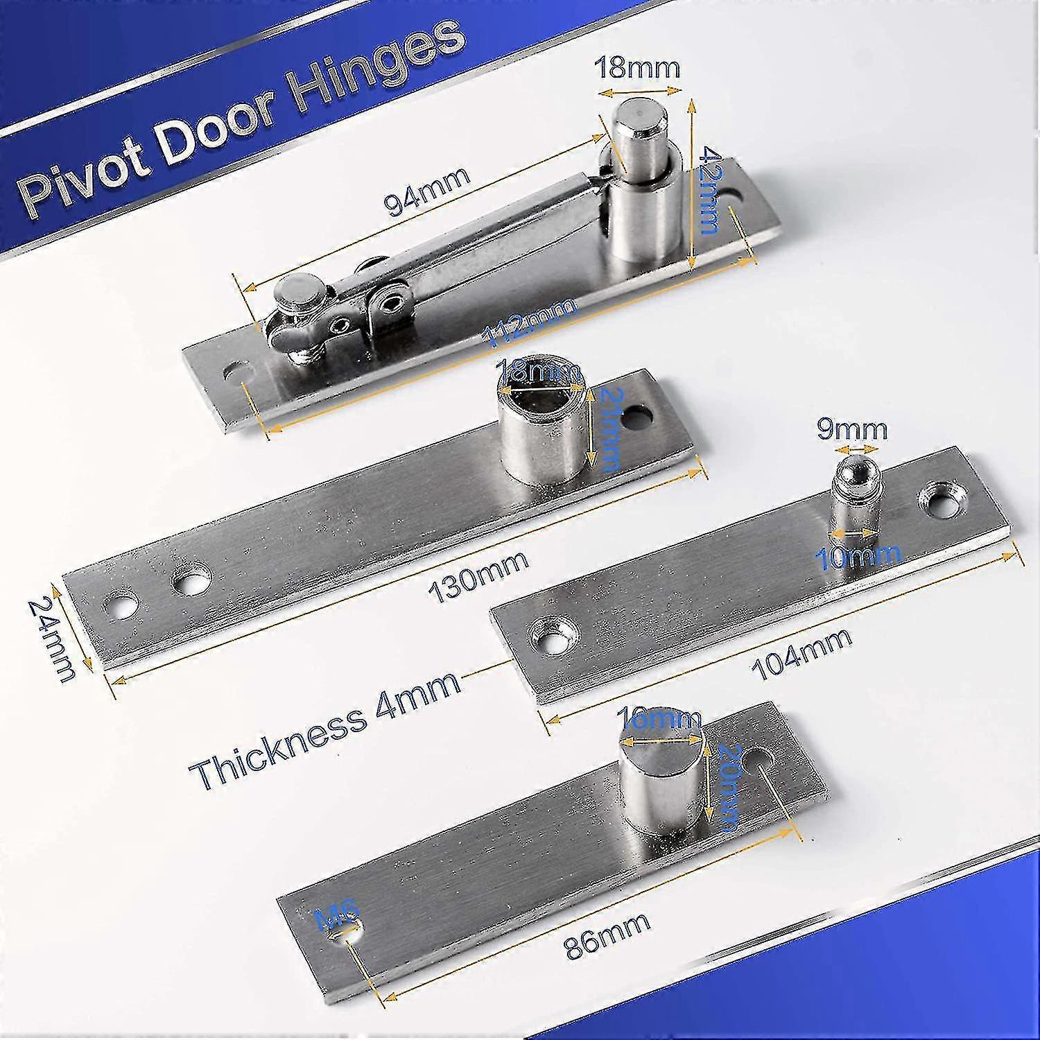 Heavy Duty Pivot Door Hinges - Hidden Door Pivot Hinge System For 360 ...
