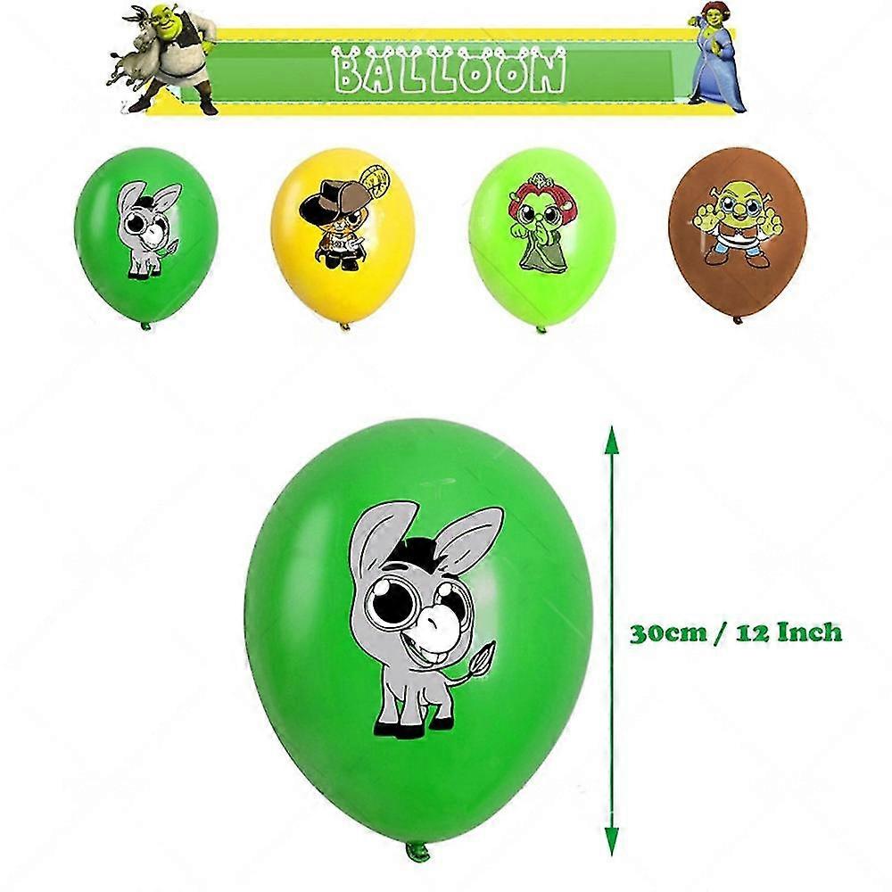 Shrek Theme Birthday Party Supplies Includes Banner Balloons Kits Cake ...