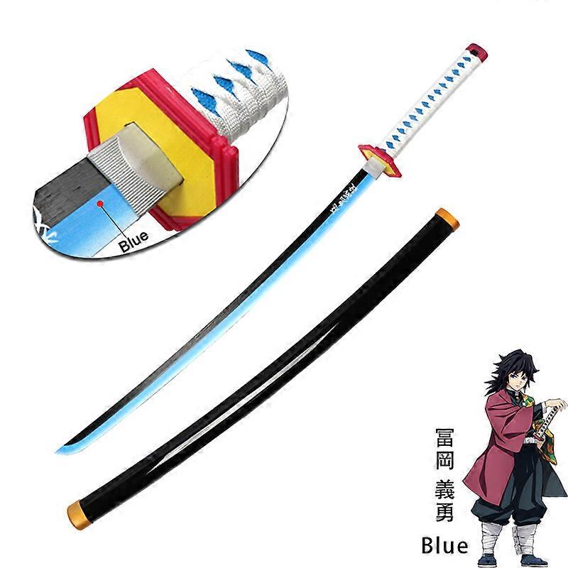 80CM Demon Slayer Katana Anime Sword Cosplay Weapon Prop Zenitsu ...