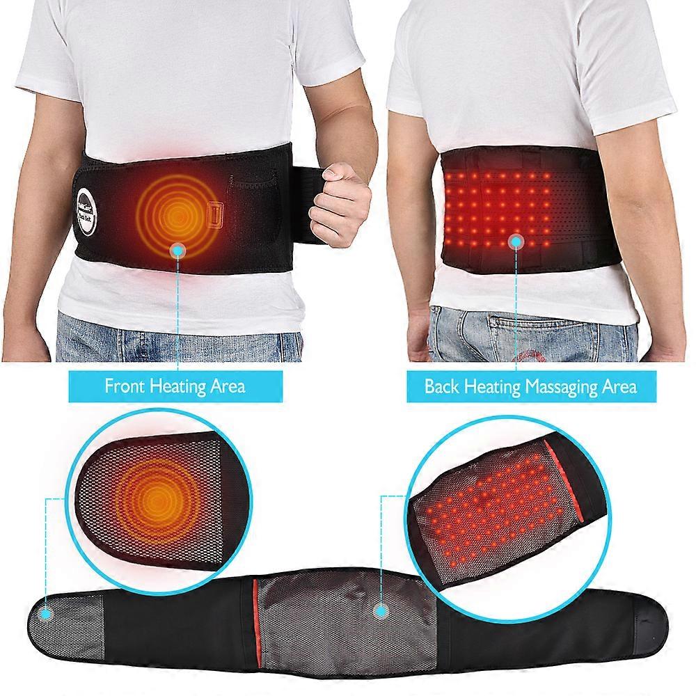 Infrared Heat Back Belt Massage Therapy Back Belts Herniated Disc ...
