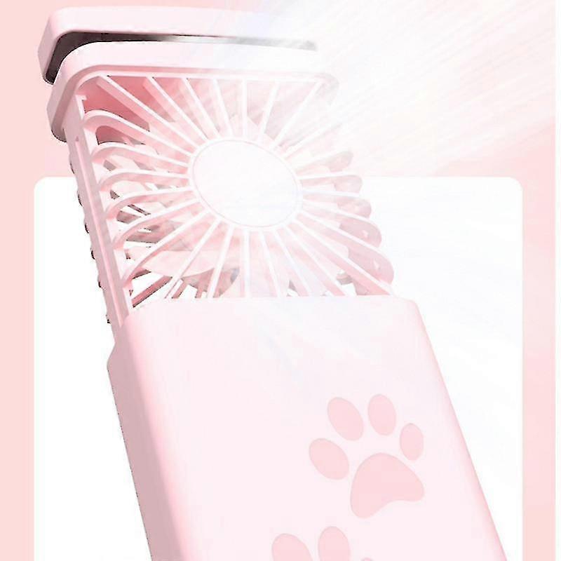Hand Held Fan With Cat Claw Handheld Travel Fan Retractable Battery ...