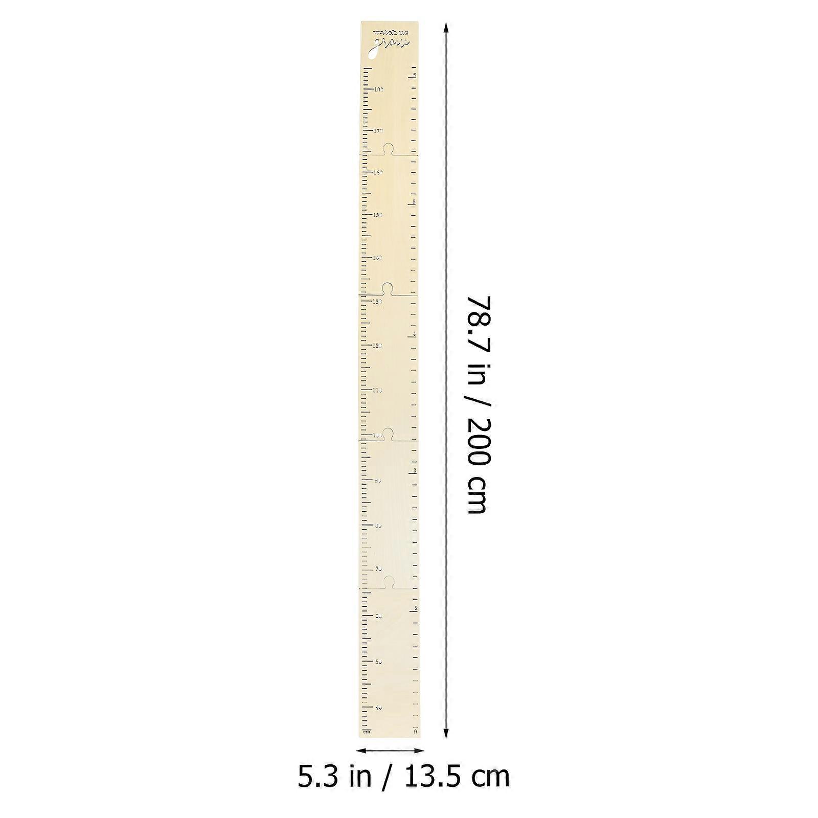 1 Set Puzzle Height Chart Wooden Height Chart Measuring Chart Growth ...