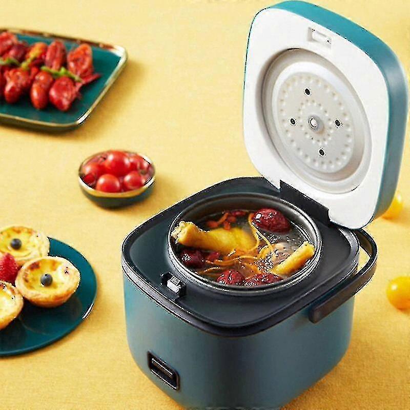 Small Rice Cooker 1-2 Person With Steaming Basket 1.2l Mini Electric ...
