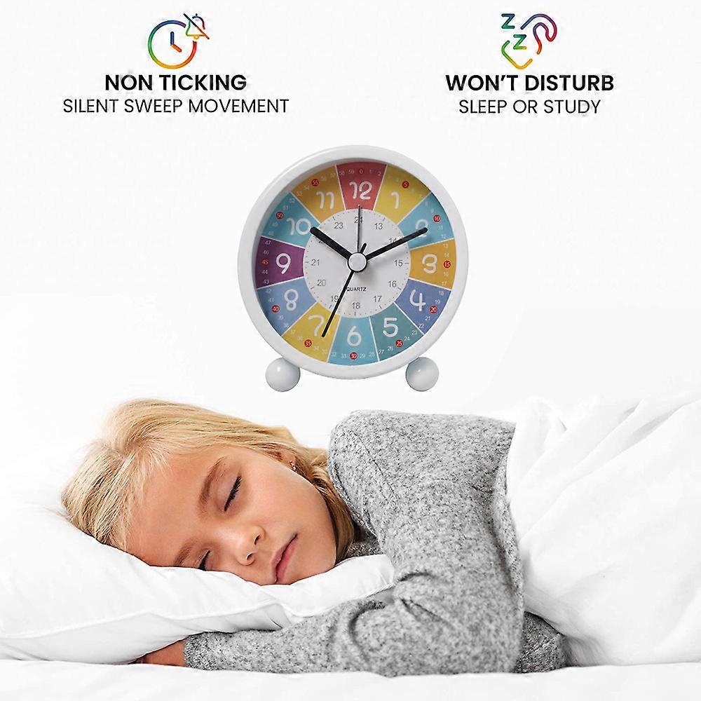 Learning Clock For Kids - Telling Time Teaching Clock - Kids Wall ...