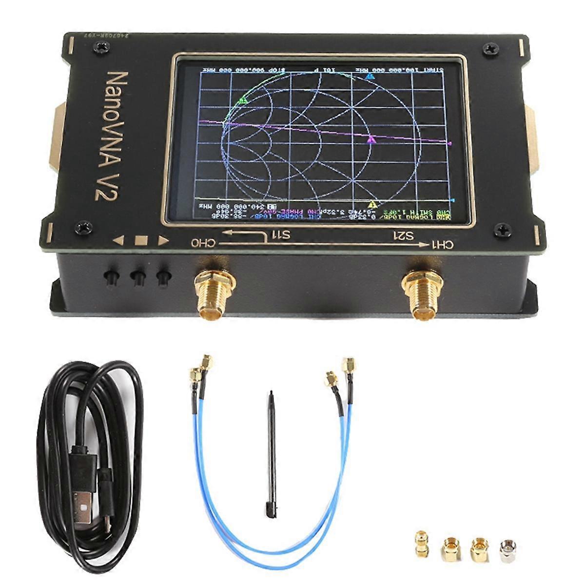 Vector Network Analyzer V2 Network Analyzer 3 2 Inch 50k 3g Antenna Split Debugging Uv Band