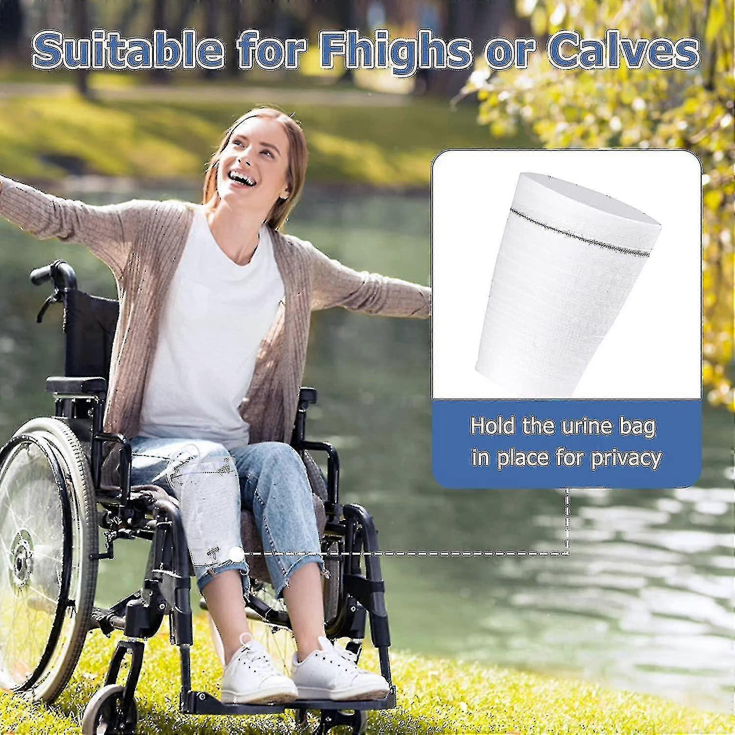 Catheter Leg Bag Washable And Reusable Catheter Leg Bag Holder (2 ...