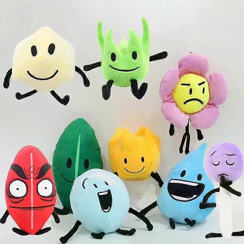 Gaibosi Battle for Dream Island Plush Toys BFDI Firey Flower Waterdrop ...