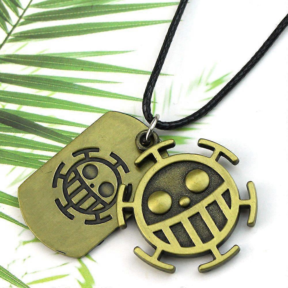 Anime One Piece Luffy Ace Pirate Skull Hat Chain Necklace Charm ...