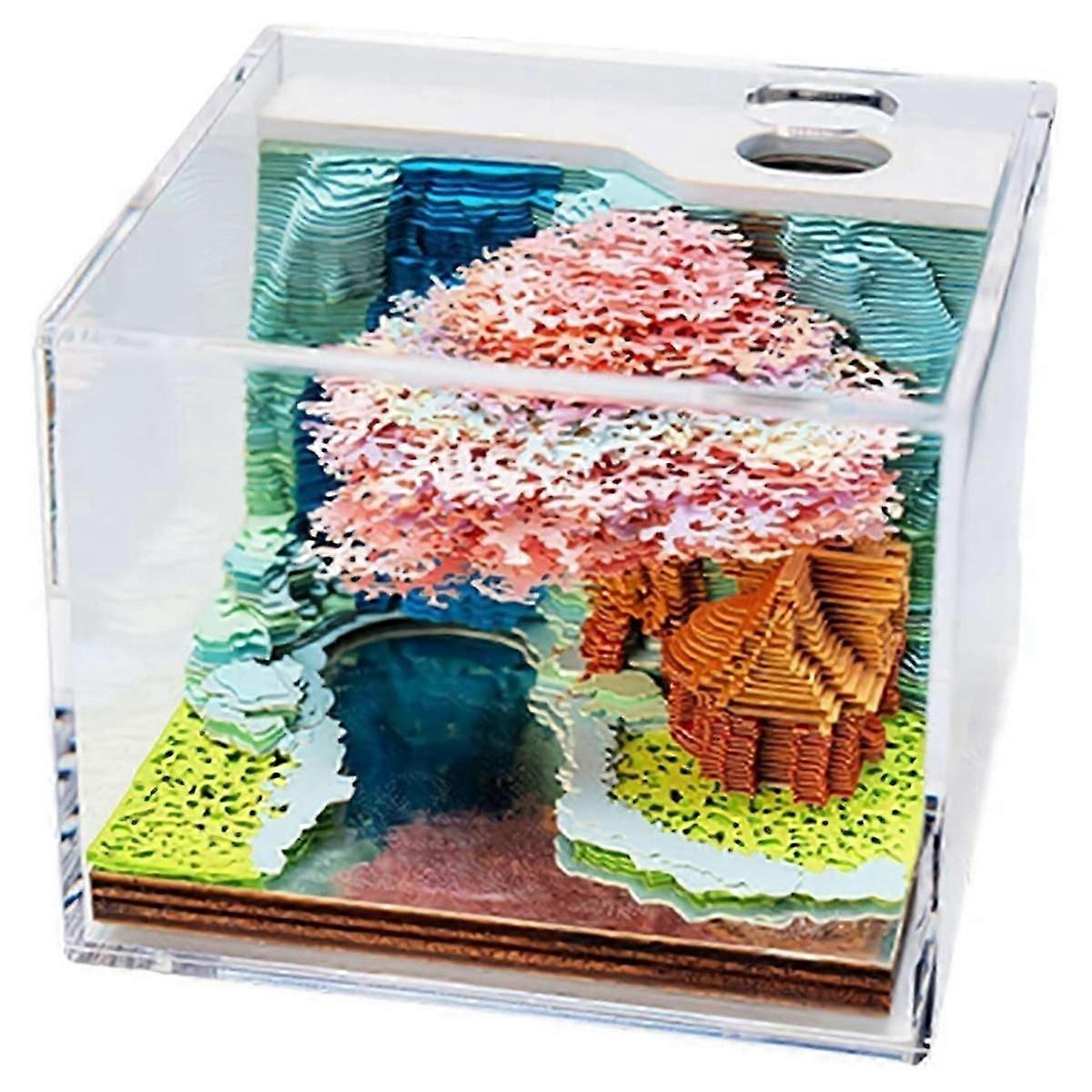 3D Tear Away Art Weekly Calendar 2025 with Led Light,Rip Away Calendar ...