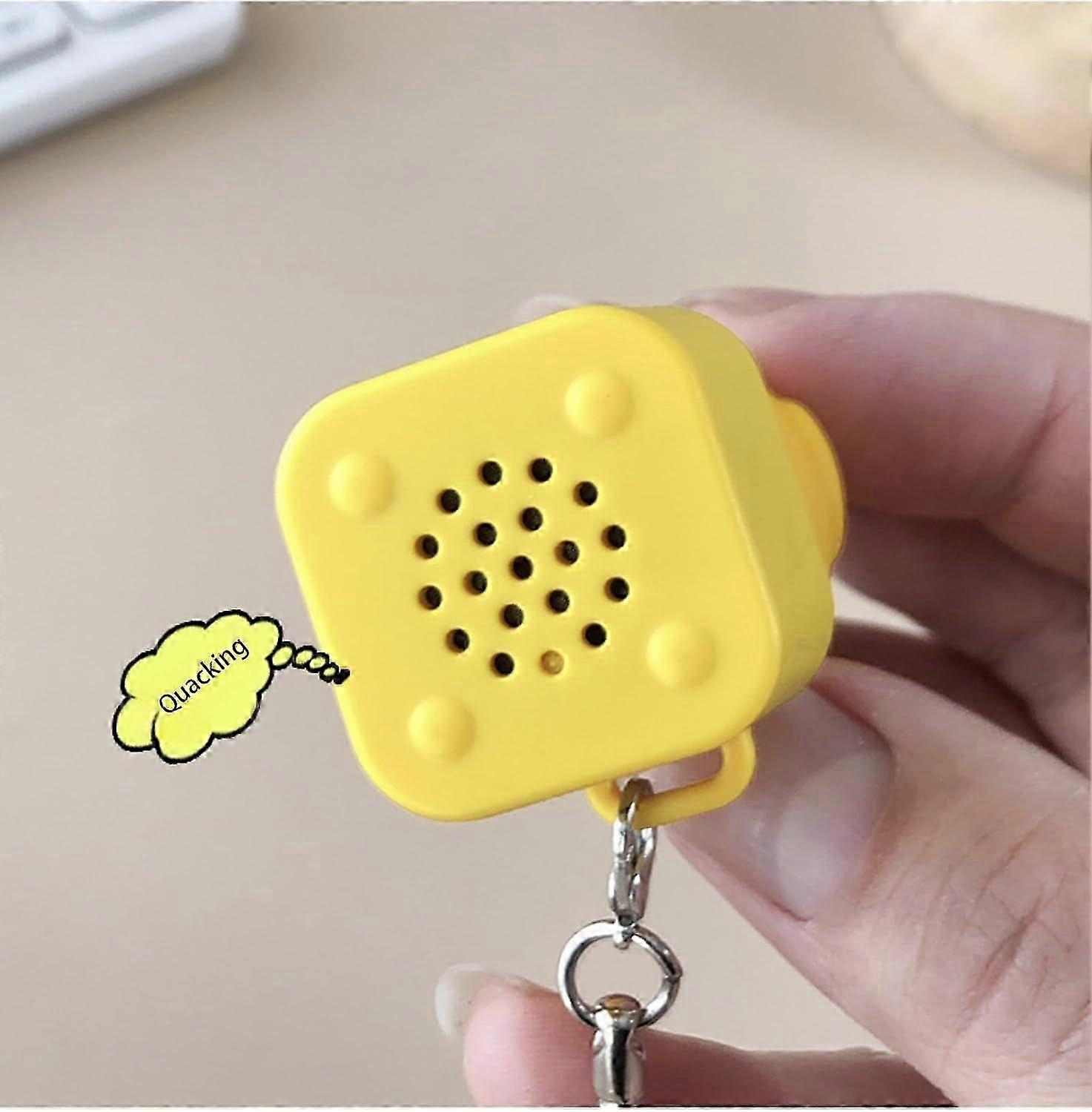 Duck Toy Keychain,Duckys Keychain,Stress Reliever Anxiety Relief ...