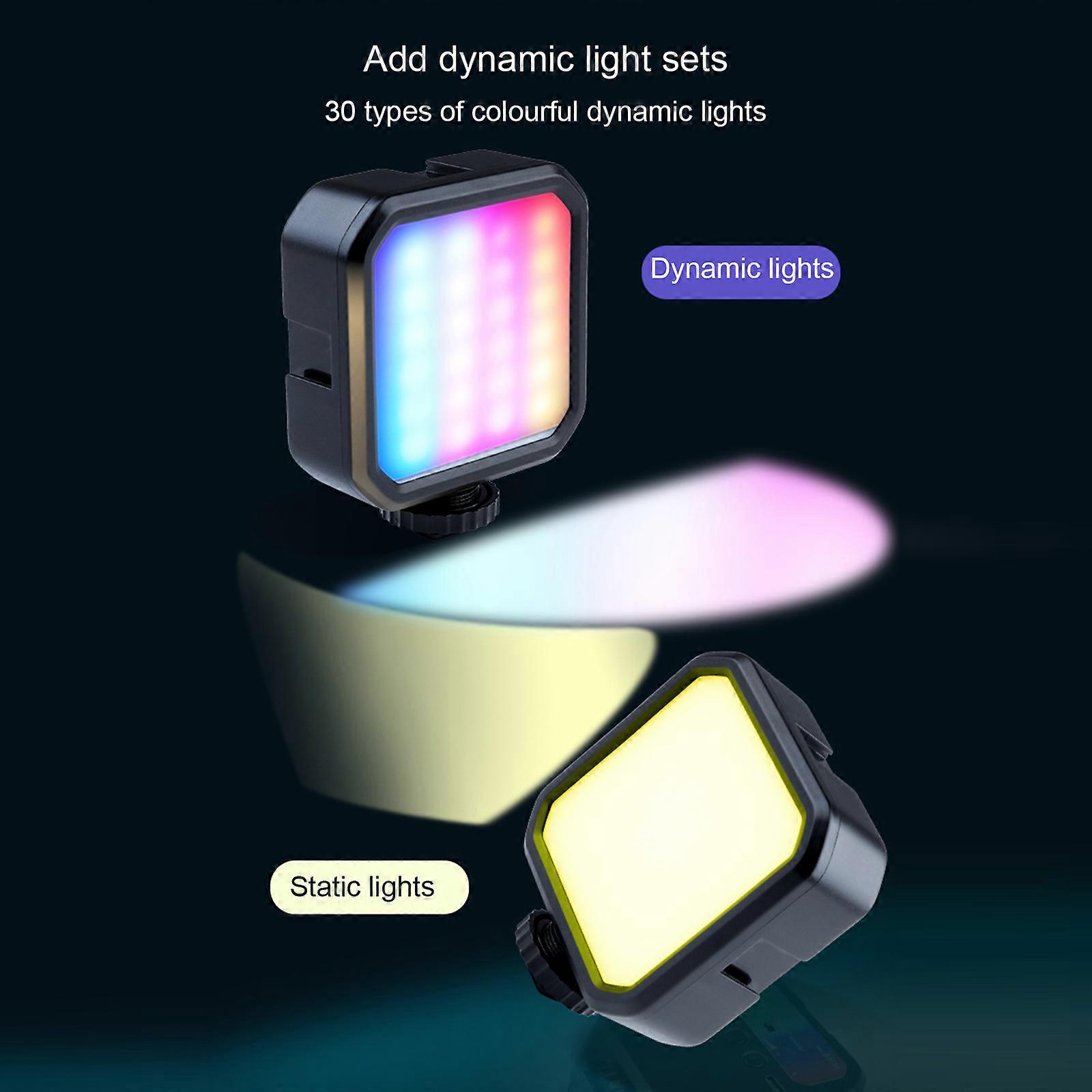 Portable Pocket Camera RGB Photo Streamer Led Light with Remote Control ...