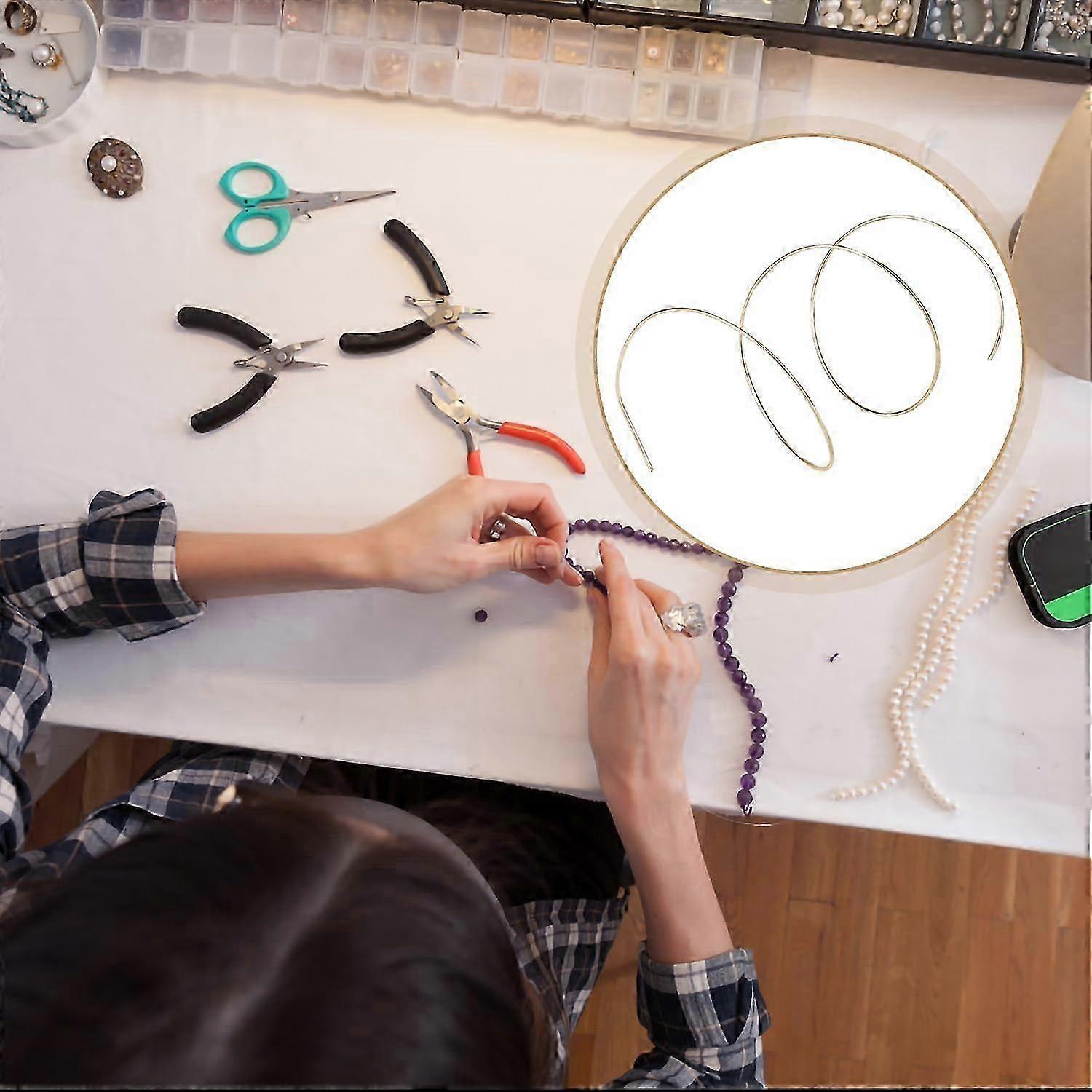 14K Gold Solder Wire for Jewelry Making, 6.3 Inch Long Easy Solder Gold ...