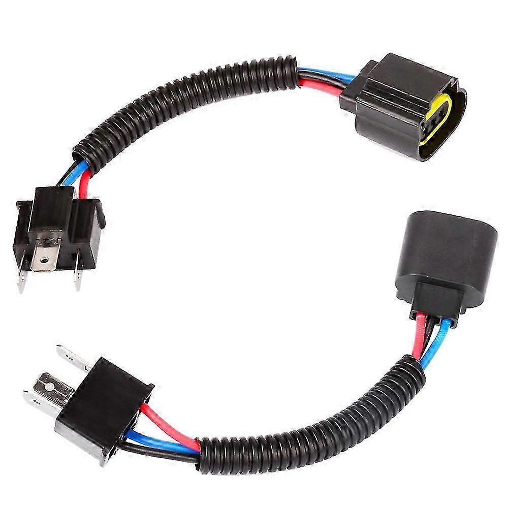 H4 9003 HB2 Male to H13 9008 Female Adapter Retrofit Wiring Harness for ...
