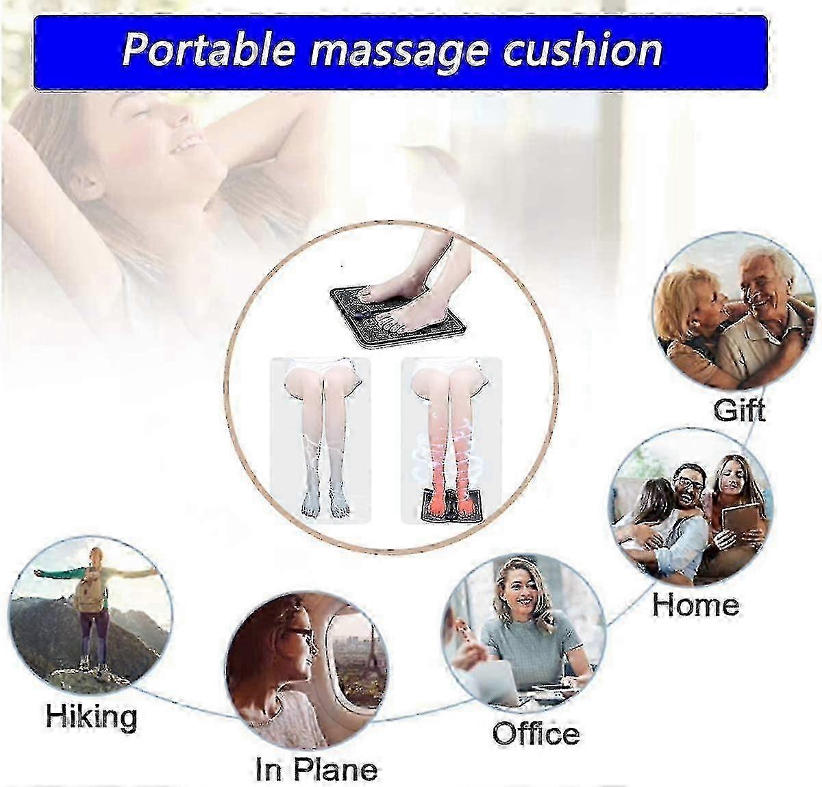 EMS Foot Massager Neuropathy Feet for Circulation and Pain Relief ...