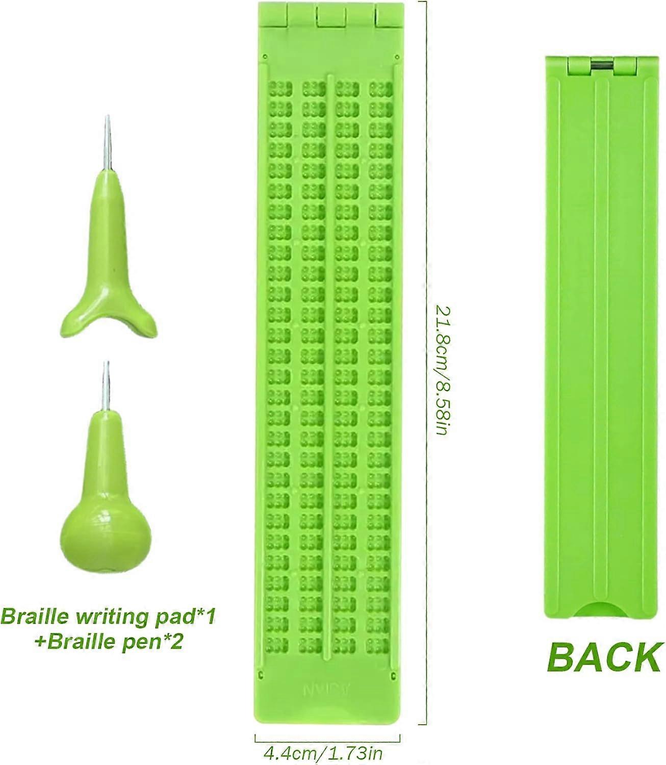 Braille Typewriter, 2-Foundation Braille Slate, 4-Line, 28-Cell Writer ...