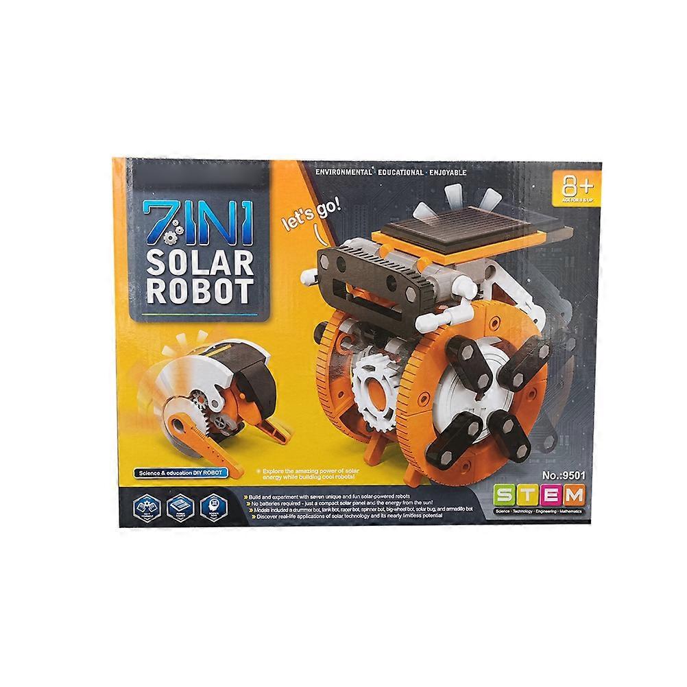 7 in 1 Solar Robot Toys for Kids Solar Robot Science Experiment Kit DIY ...