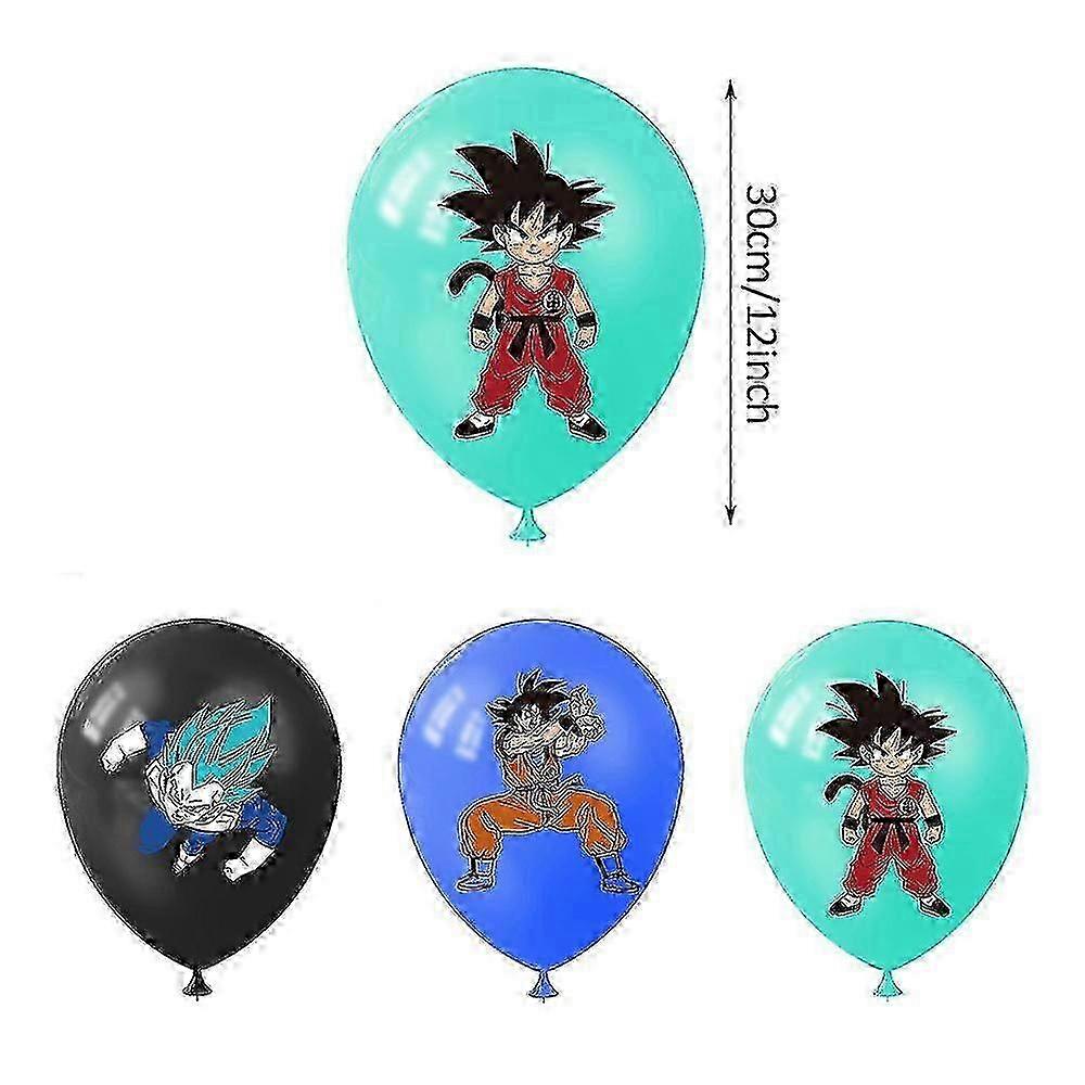Dragon Ball Z Themed Birthday Party Kit with Banners, Balloons, and ...