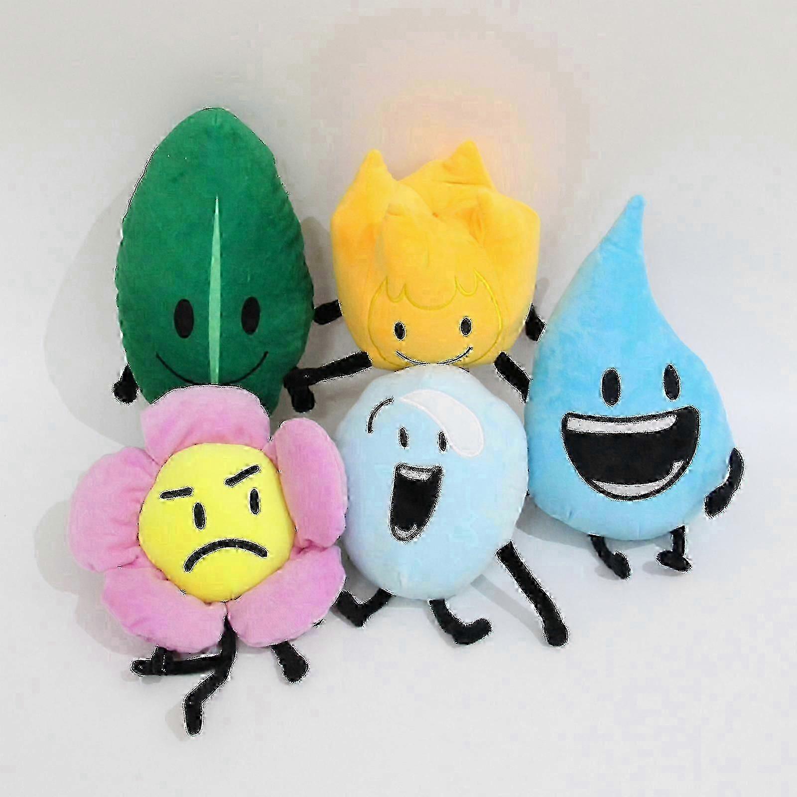 Battle For Dream Island Plush Toys - Cute Soft Stuffed BFDI Plushies ...