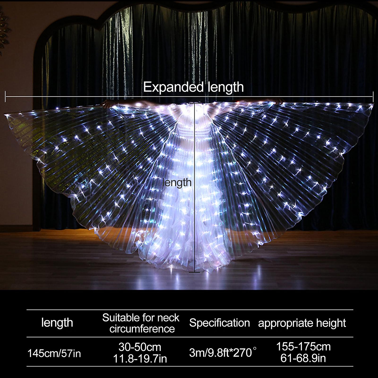 Dancing Luminous Plumage Dance Costume Stage Props Butterfly Cloak ...