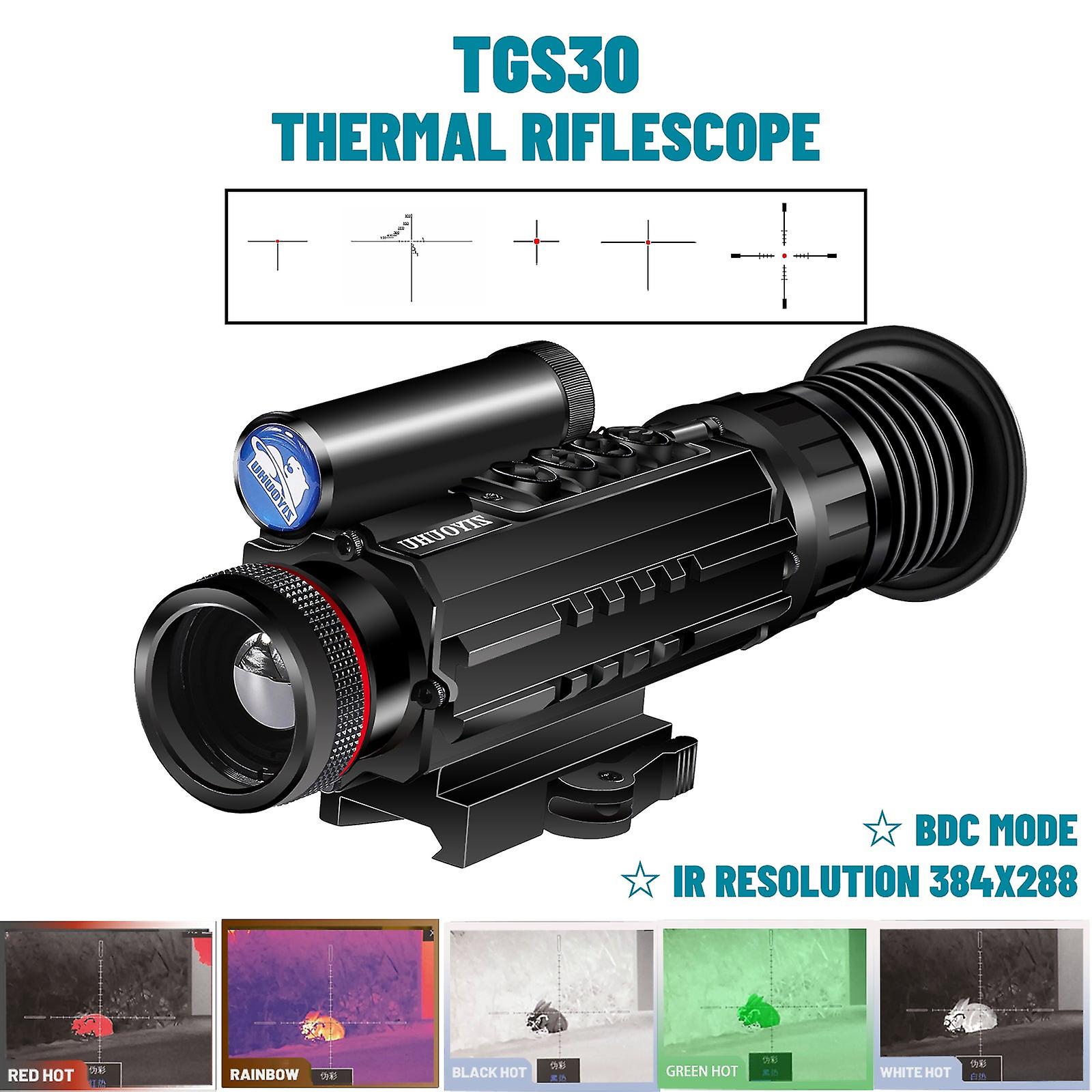 Tgs30 Hunting Thermal Vision Sight Riflescope Ir Tactical Bdc Reticle 6 ...