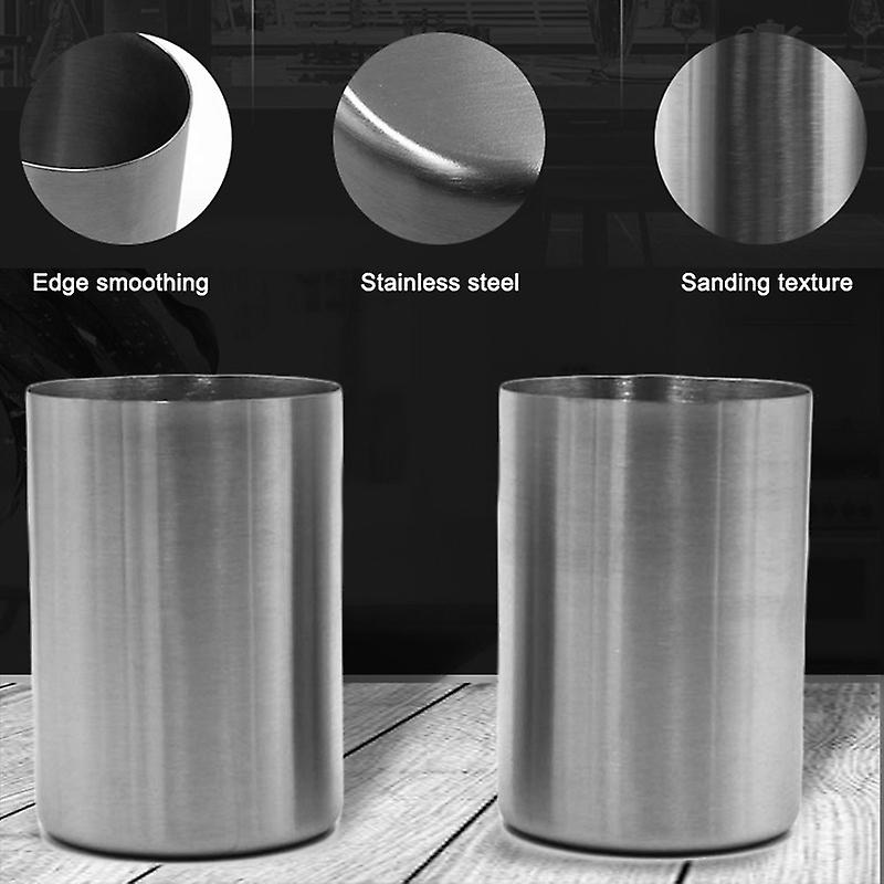 Stainless Steel Cups Single Wall Insulated Metal Cups Stackable and ...
