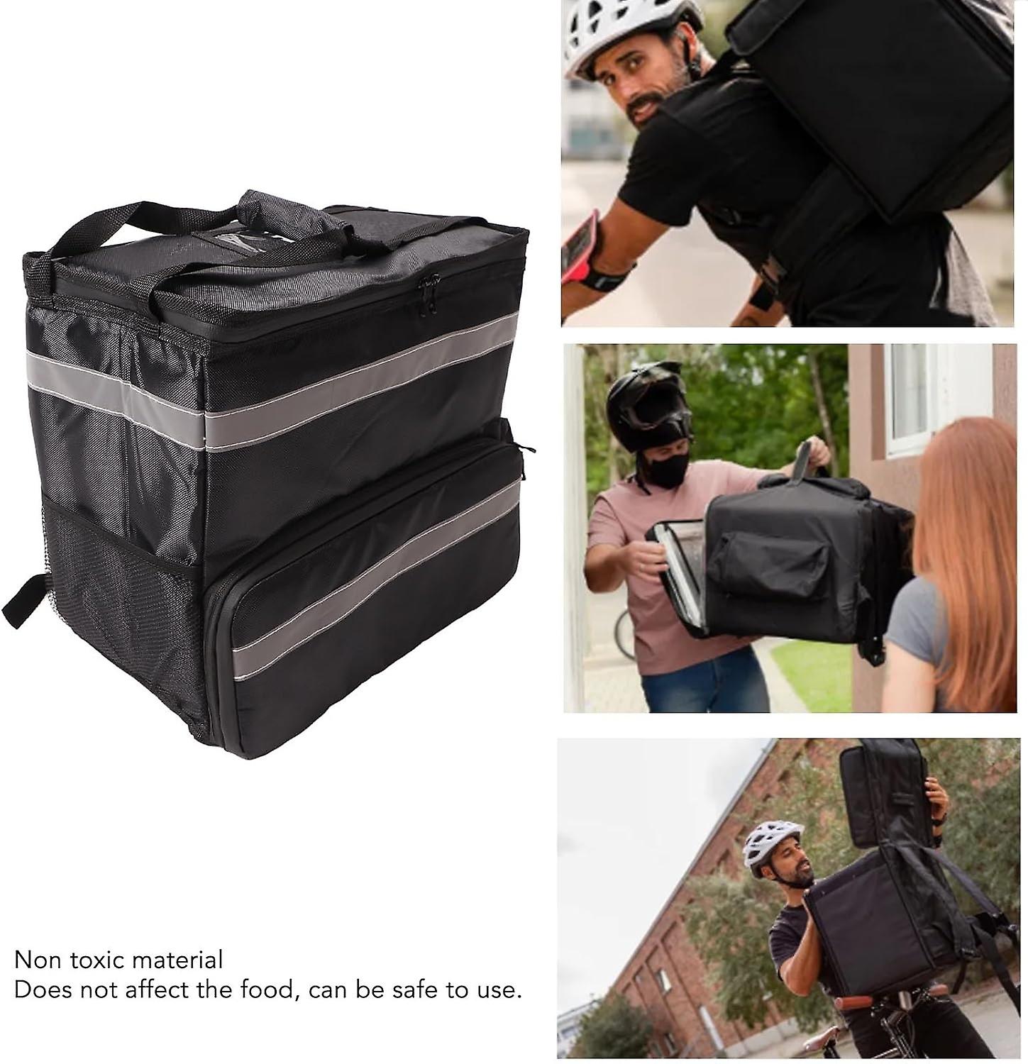 Insulated Food Delivery Backpack, Expandable Pizza Delivery Bags 50L ...