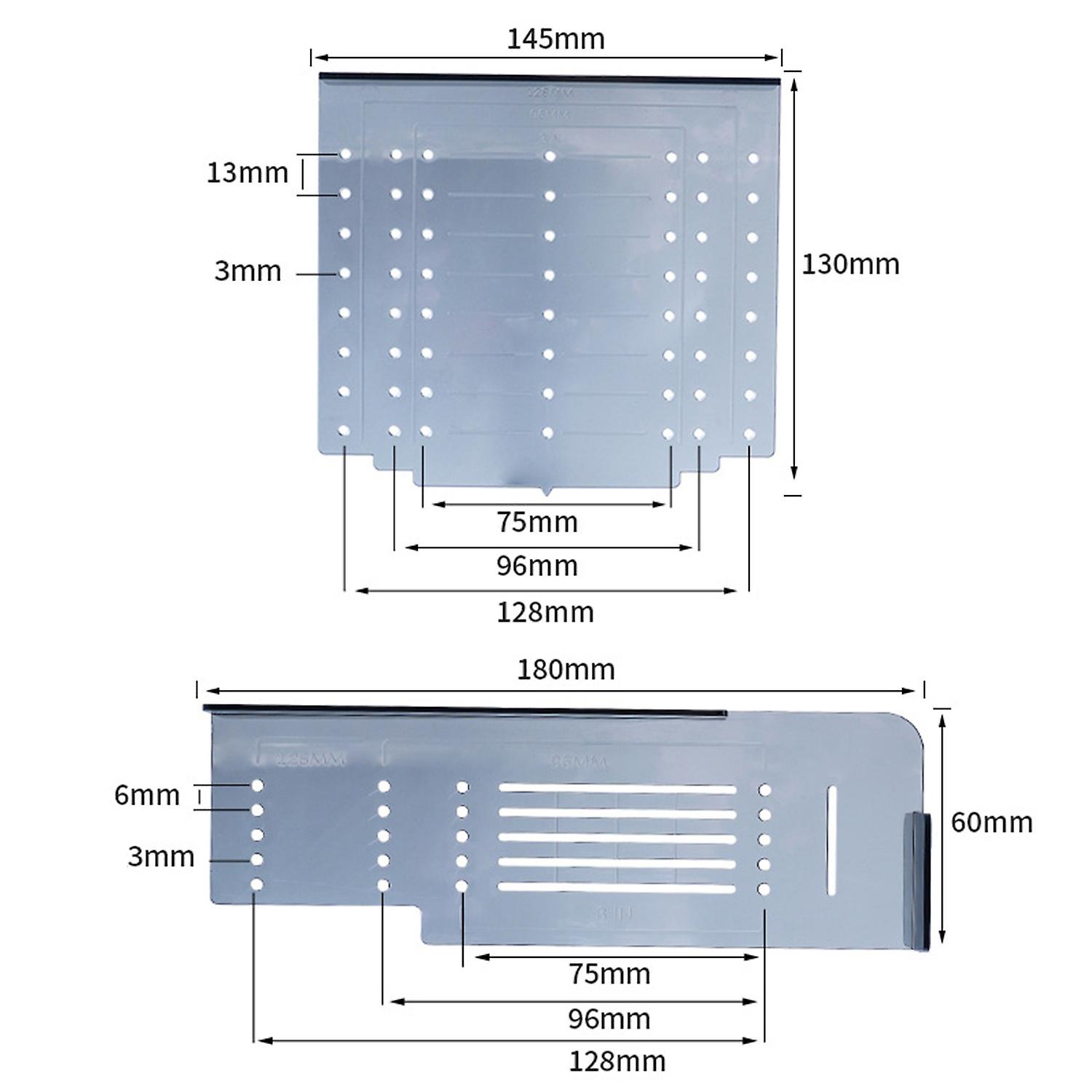 1 Set Hole Drilling Guide Locator Accurate Measuring Drill Bit Punch ...