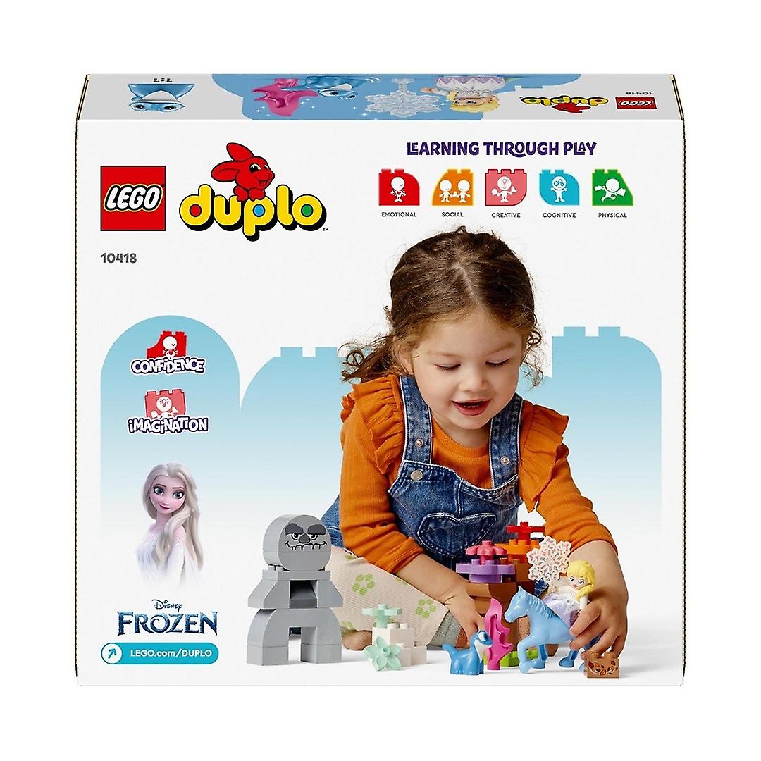 LEGO 10418 DUPLO Elsa & Bruni In The Enchanted Forest | Fruugo UK