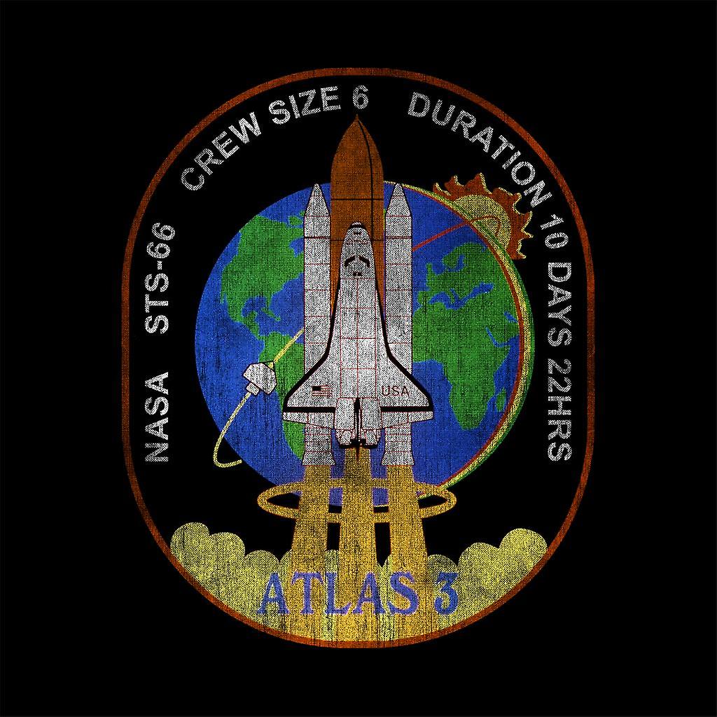 NASA STS 66 Atlantis Mission Badge Distressed Mug | Fruugo UK