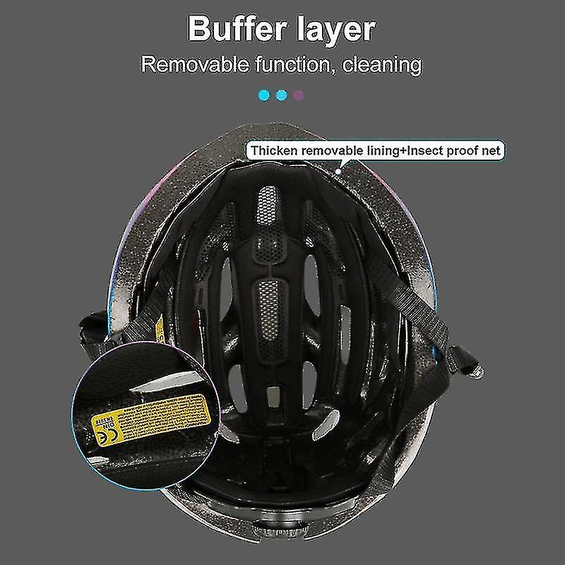 Cycling Helmet 9 Gradient Colors Men Women Ultralight Mtb Road Bike ...