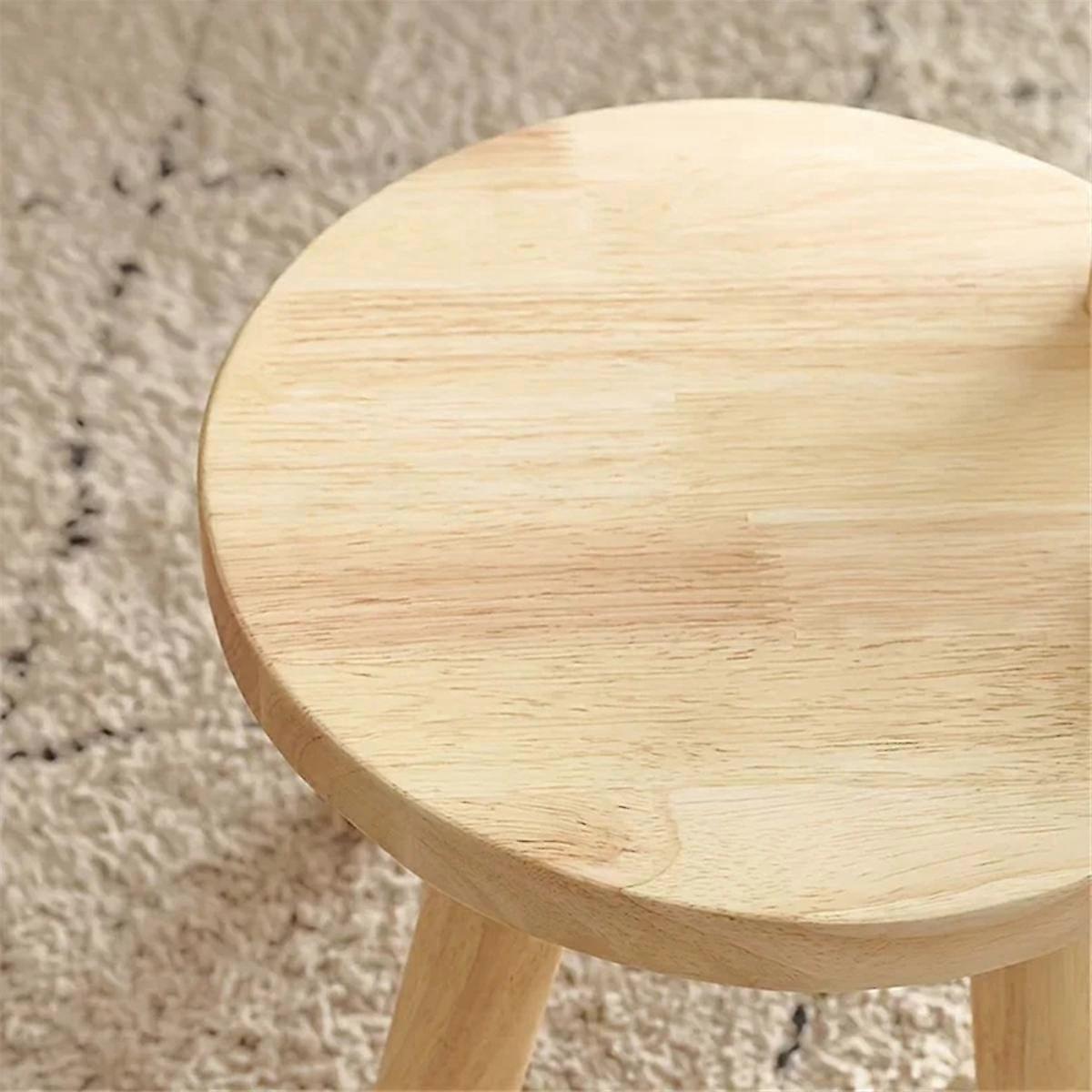 Small Board Stool, Cute Rabbit Ears Solid Wood Small Stool, Decorative ...