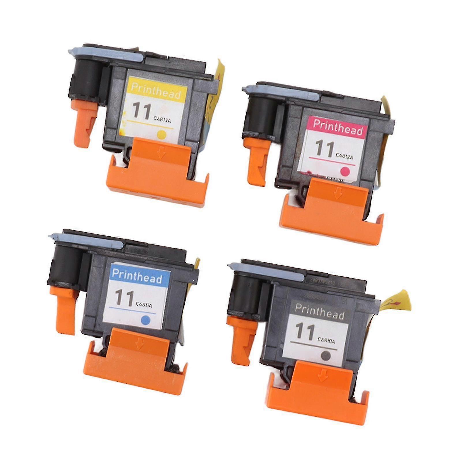 4 Pcs Printhead Printer Head Magenta Black Cyan Yellow Print Head ...