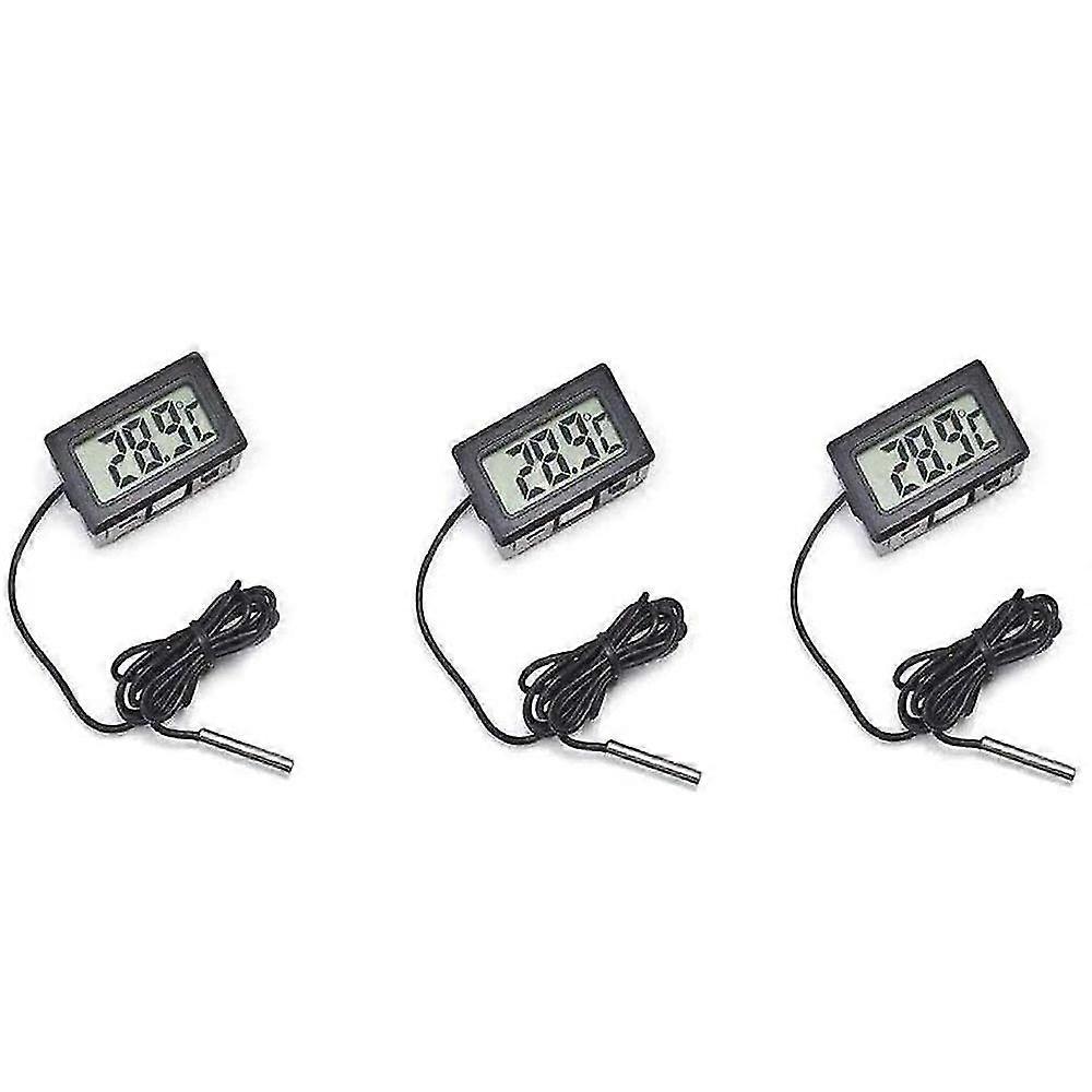 Refrigerator thermometer, Digital LCD thermometer with 2M External ...