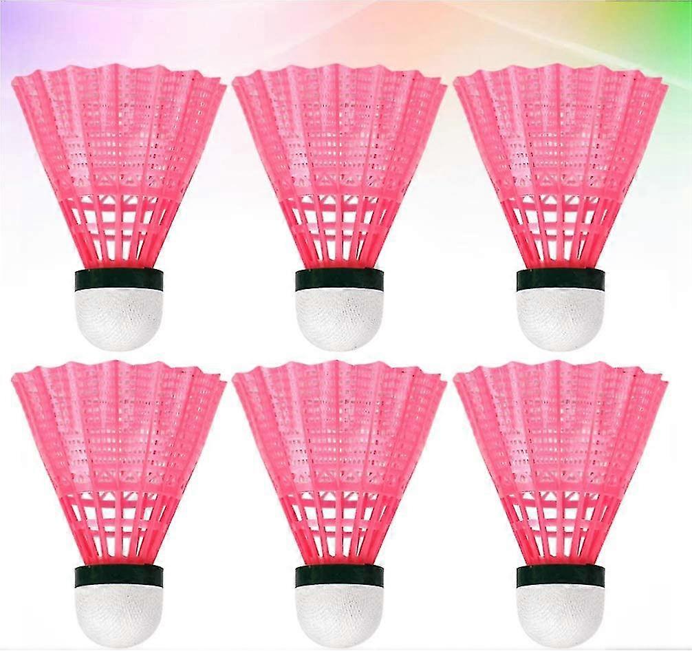6 Pack Plastic Badminton Durable Sports Training Ball Badminton Playing ...