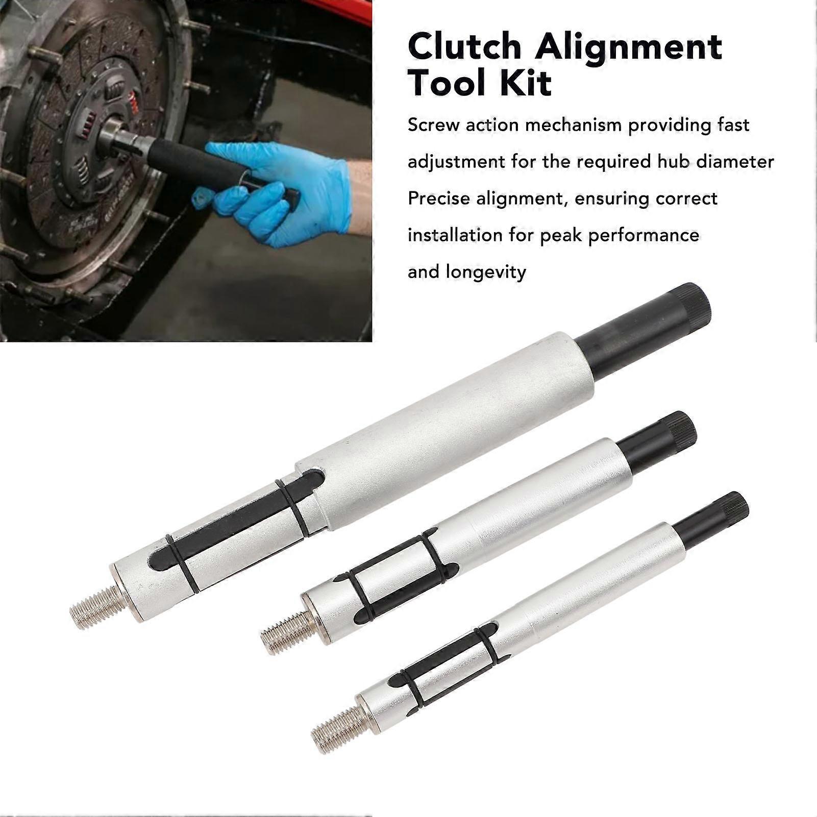11 Pcs Clutch Alignment Tool Kit Universal Metal Clutch Aligner Hole ...