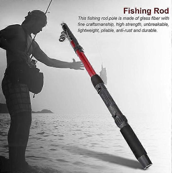 Fishing Rod, Outdoor Lightweight Telescopic Fishing Rod or Spinning ...