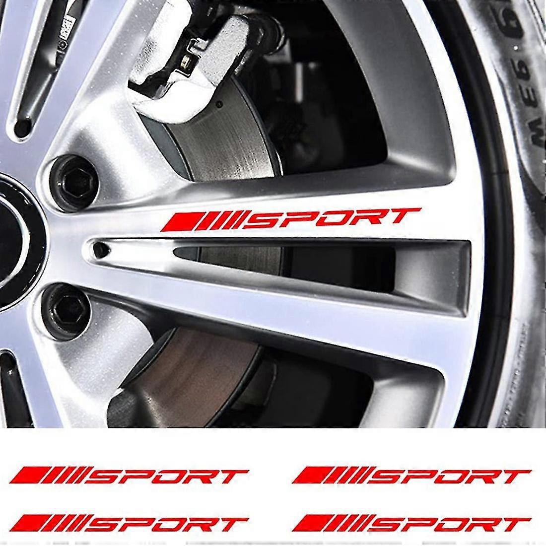 Sport Decal Sticker Wheels Rims Car Sticker Adhesive Car Door Rims ...