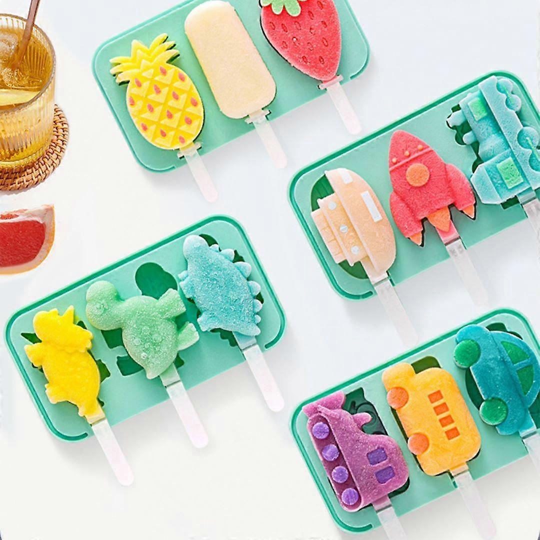 Ice Lolly Moulds, Silicone Children's Ice Cream Moulds, Popsicle Moulds ...