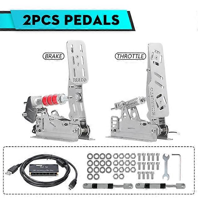 Sim Racing HE Hydraulic Pedal Load Cell Pedals For Logitech G29 G27 ...