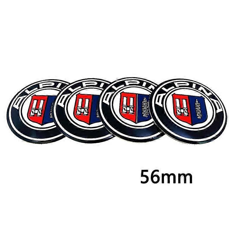 4pcs 56mm 60mm 65mm 70mm For Alpina Wheel Hub Center Caps Rims Dust ...